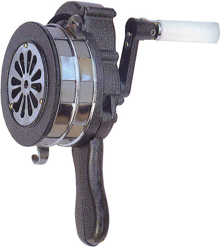 LKM100 Manual Hand Wind Warning Siren Metal - Emergency Management Products